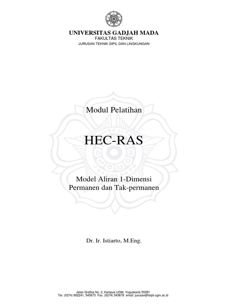 Pemodelan Aliran HEC-RAS 1-Dimensi | PDF | Teknologi & Rekayasa