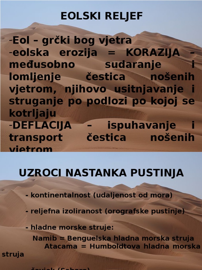 Eolski Reljef | PDF
