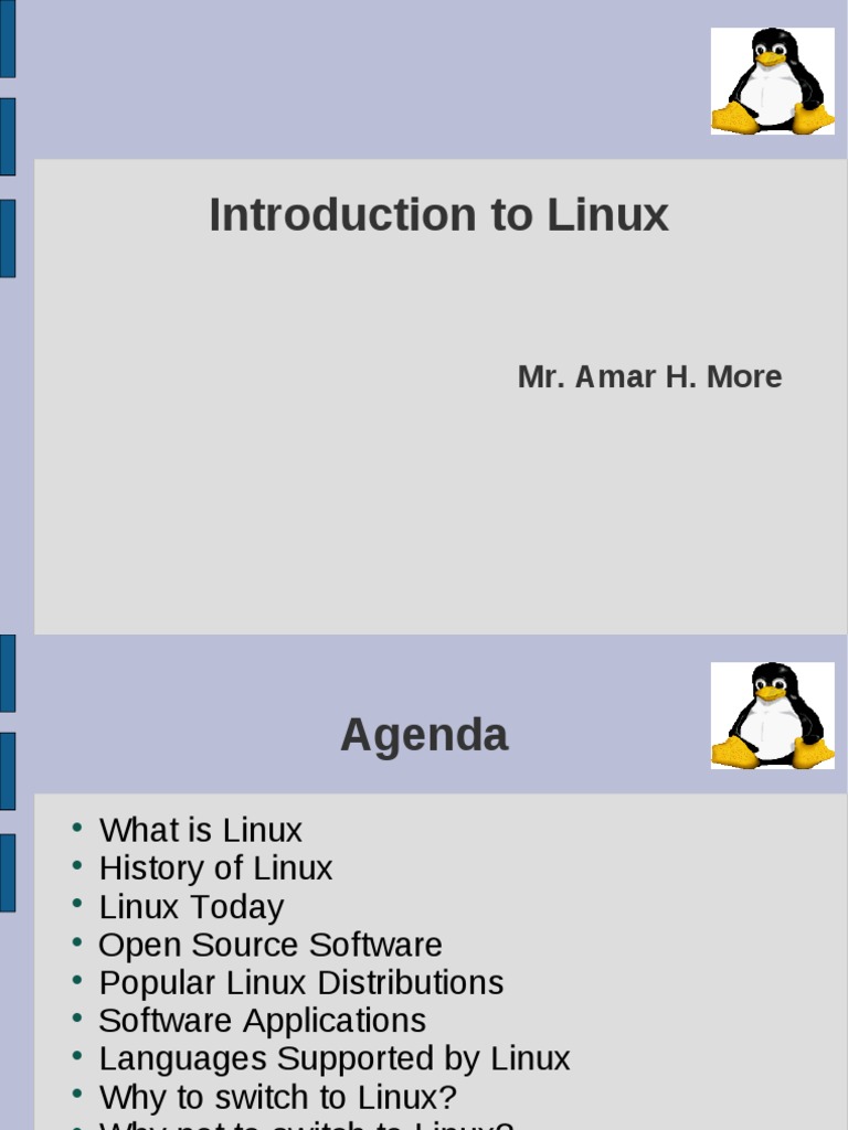 Introduction To Linux | PDF | Linux | Operating System
