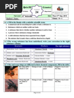 Science Action Plan | PDF | Science | Scientific Method