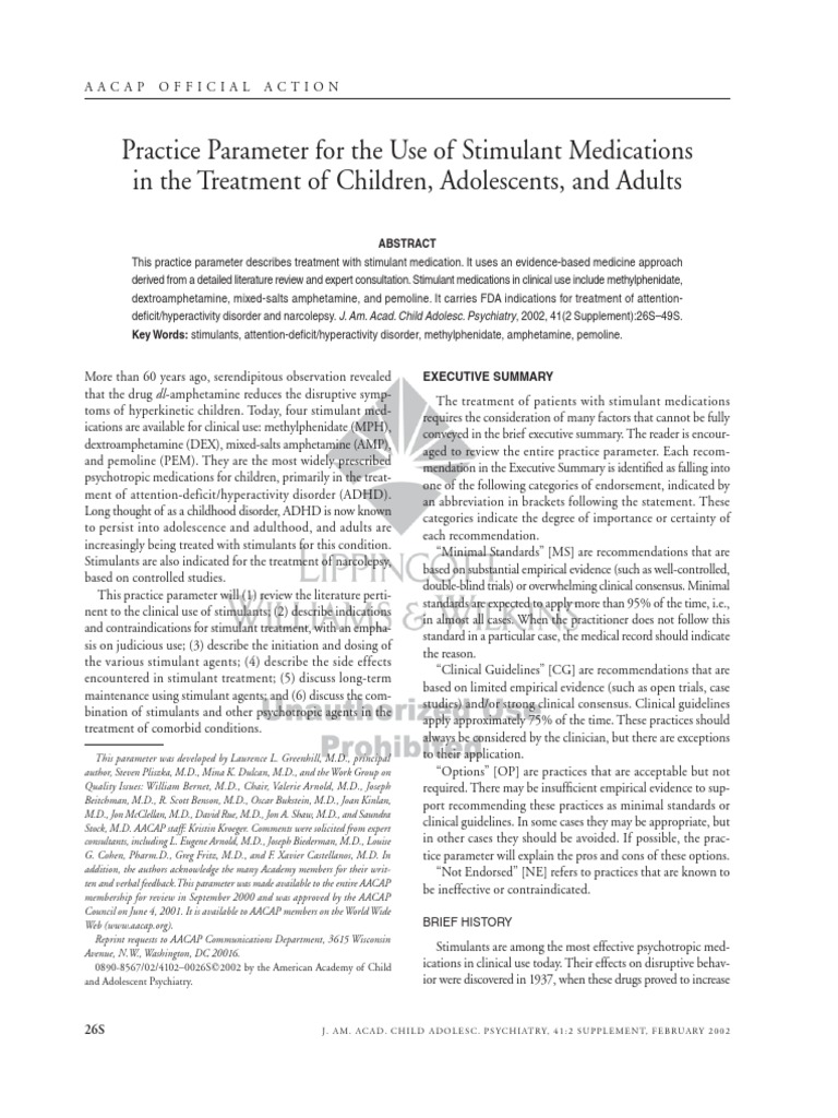 Stimulant | PDF | Stimulant | Attention Deficit Hyperactivity Disorder