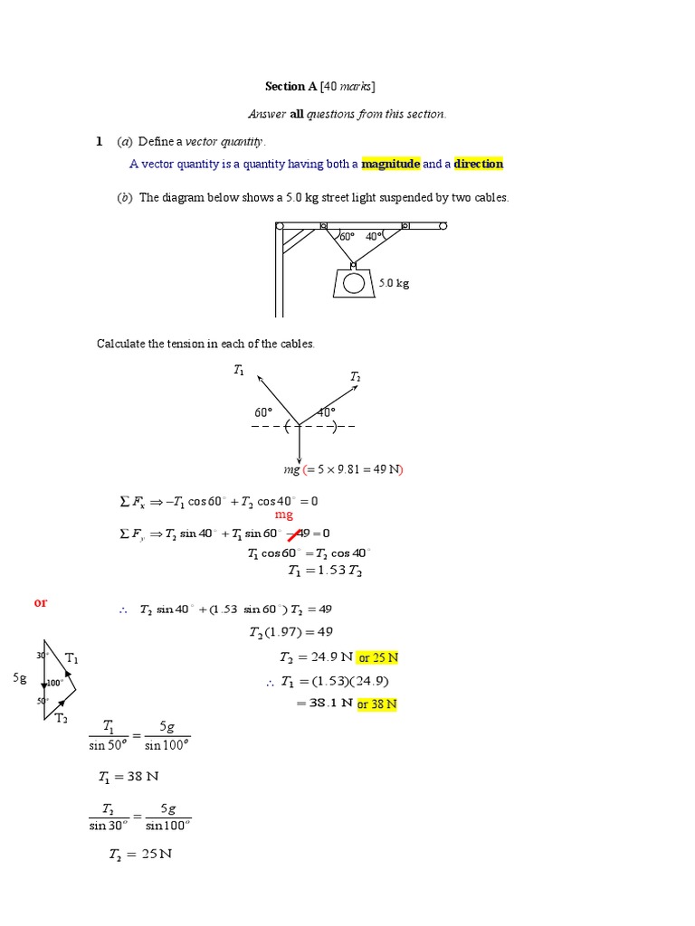 Physics STPM 2005 Answer | PDF | Capacitor | Nuclear Fusion