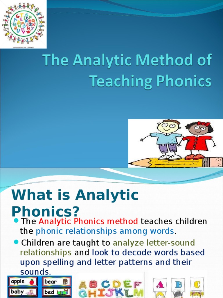 The Analytic Method of Teaching - Ryan.ppt | Phonics | Reading (Process)