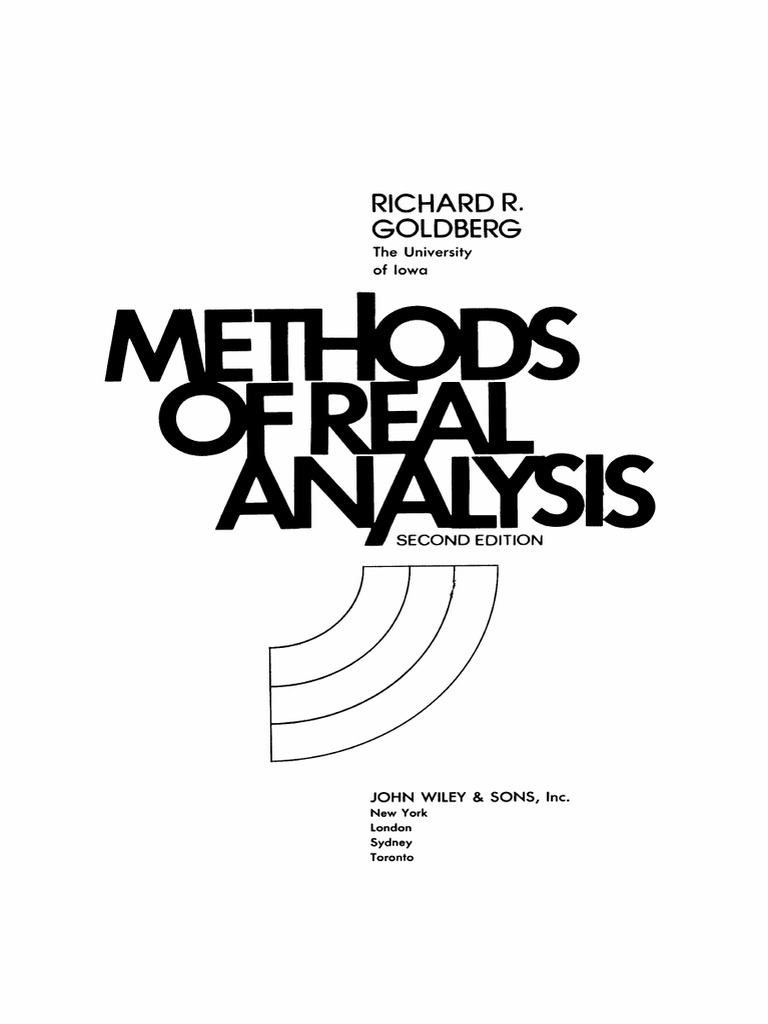 Method of Real Analysis | PDF