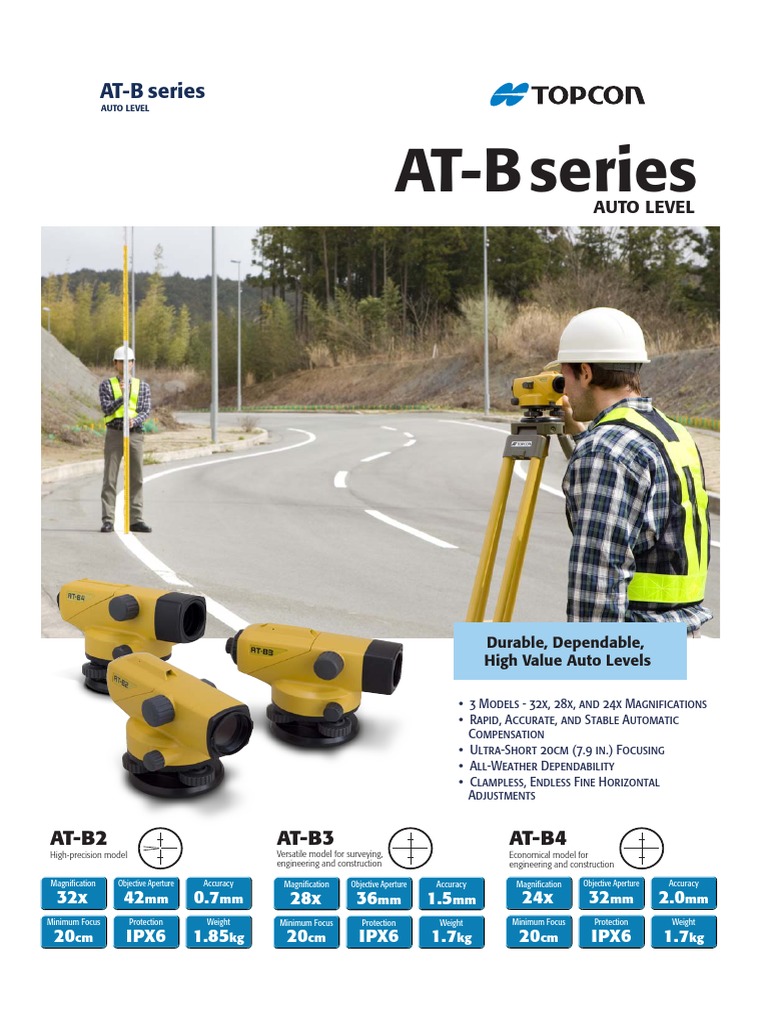 JUAL Automatic Level Topcon AT-B4 | PDF | Equipment | Applied And ...