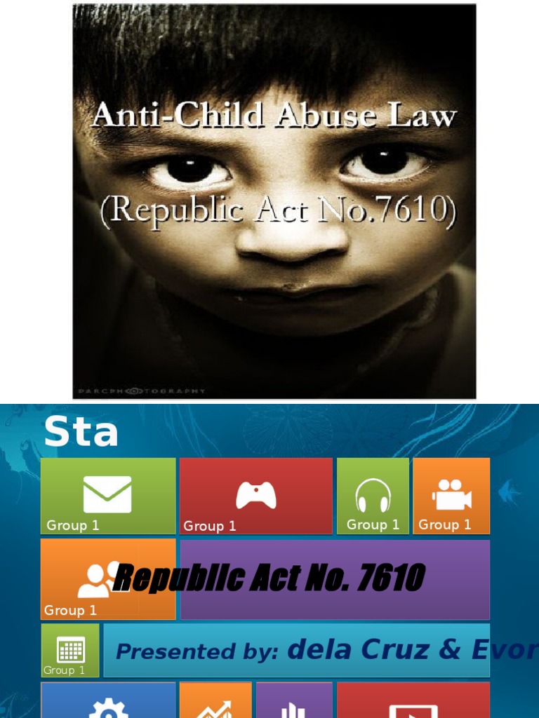 Ra 7610 | PDF | Child Abuse | Obscenity