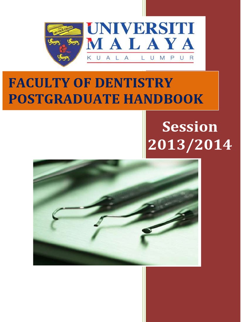 UM Course Offered 2013 2014 As at Oct 2013 | PDF | Orthodontics ...