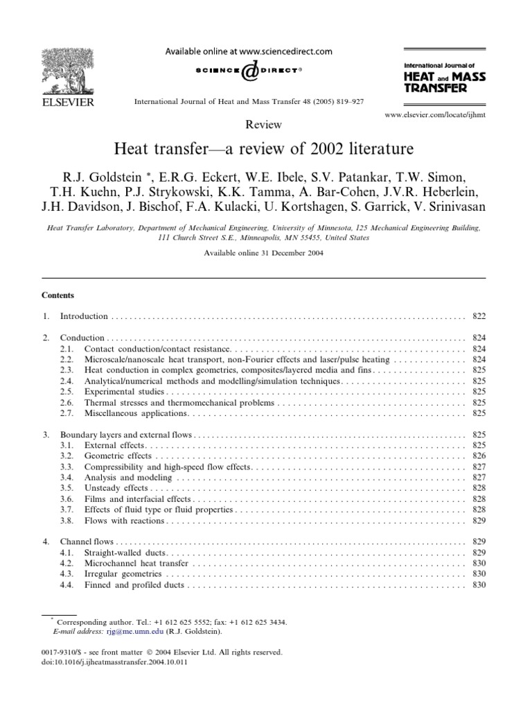 Book of Heat Transfer Review | PDF | Heat Transfer | Thermal Conduction