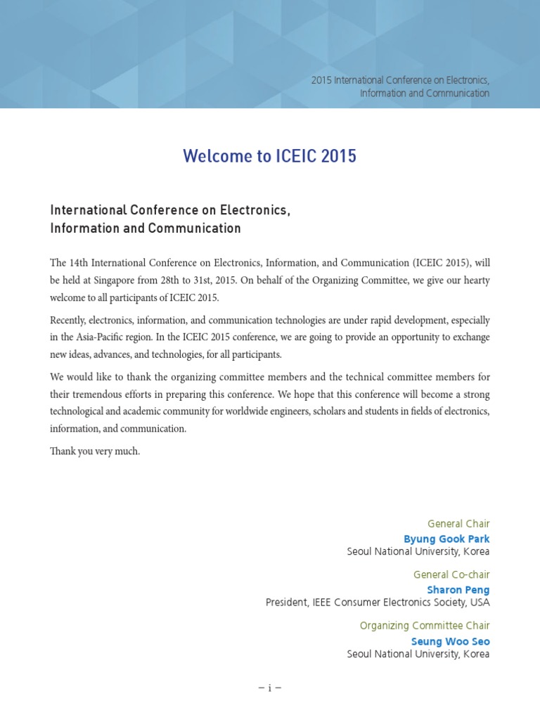 Iceic 2015 | PDF | Computer Network | Electronic Engineering