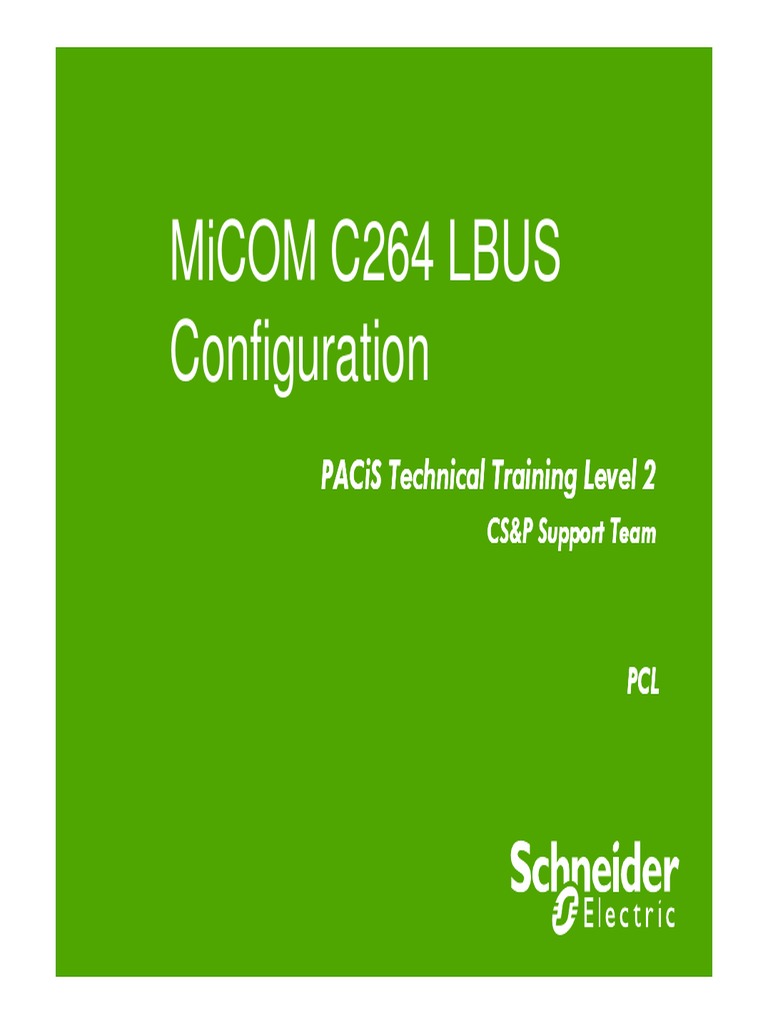 L2 V4 08 C264 LBUS Configuration E 01 | PDF | Data Transmission ...