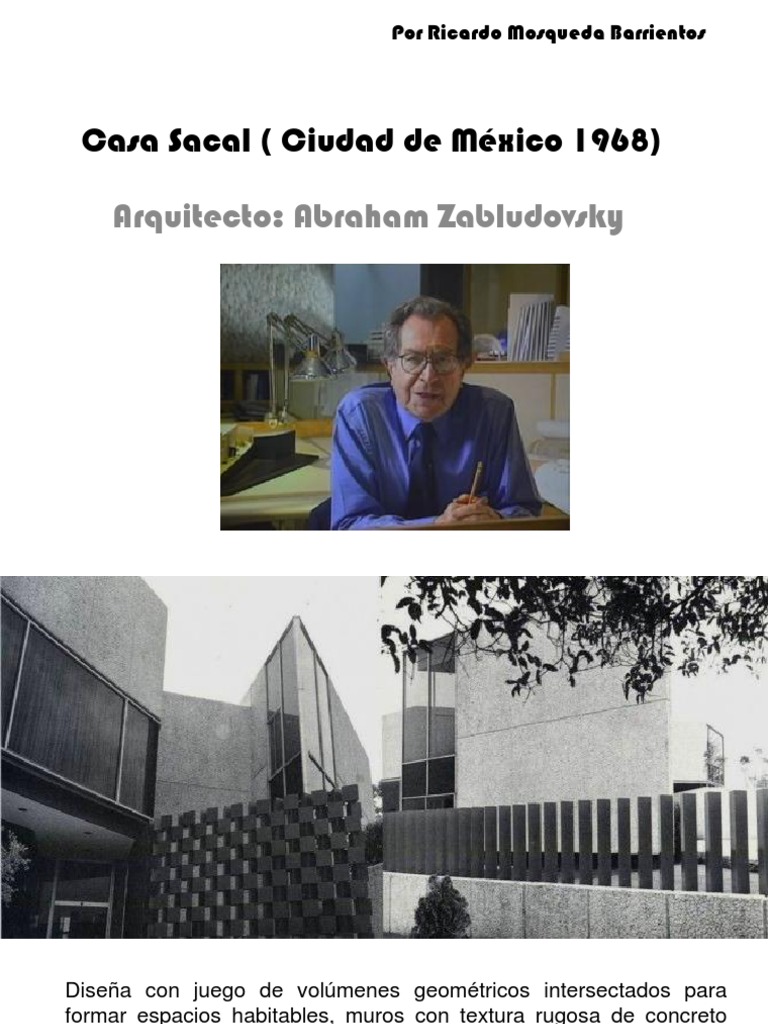 Casa Sacal (Ciudad de México 1968) | PDF