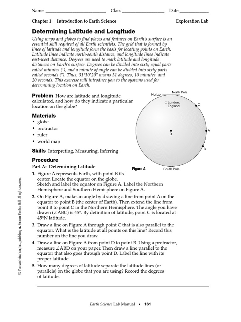 Figuring Latitude And Longitude