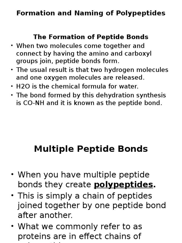 Naming Polypeptide Chains | PDF | Peptide | Natural Products