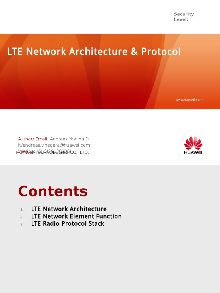 LTE Network Architecture & Protocol | PDF