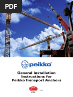 Peikko JENKA System Overview | PDF | Rope | Anchor