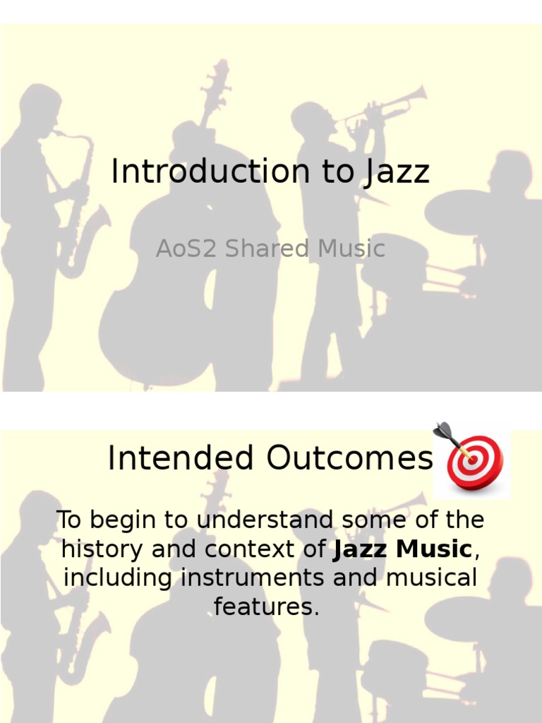 Introduction To Jazz: Aos2 Shared Music | Download Free PDF | Jazz ...