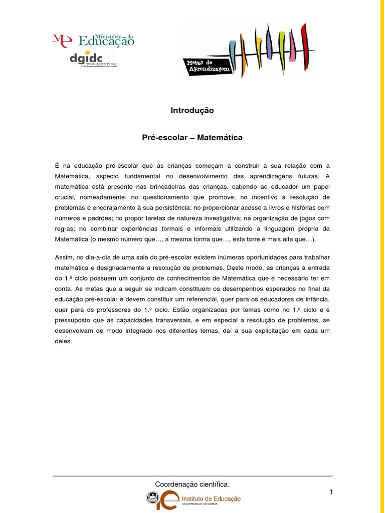 Pre Escolar Matematica | PDF