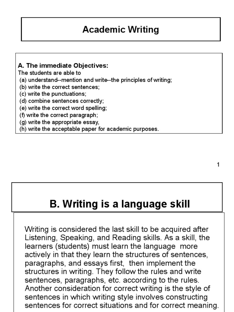 Principles of Writing | Extradition | Lecturer