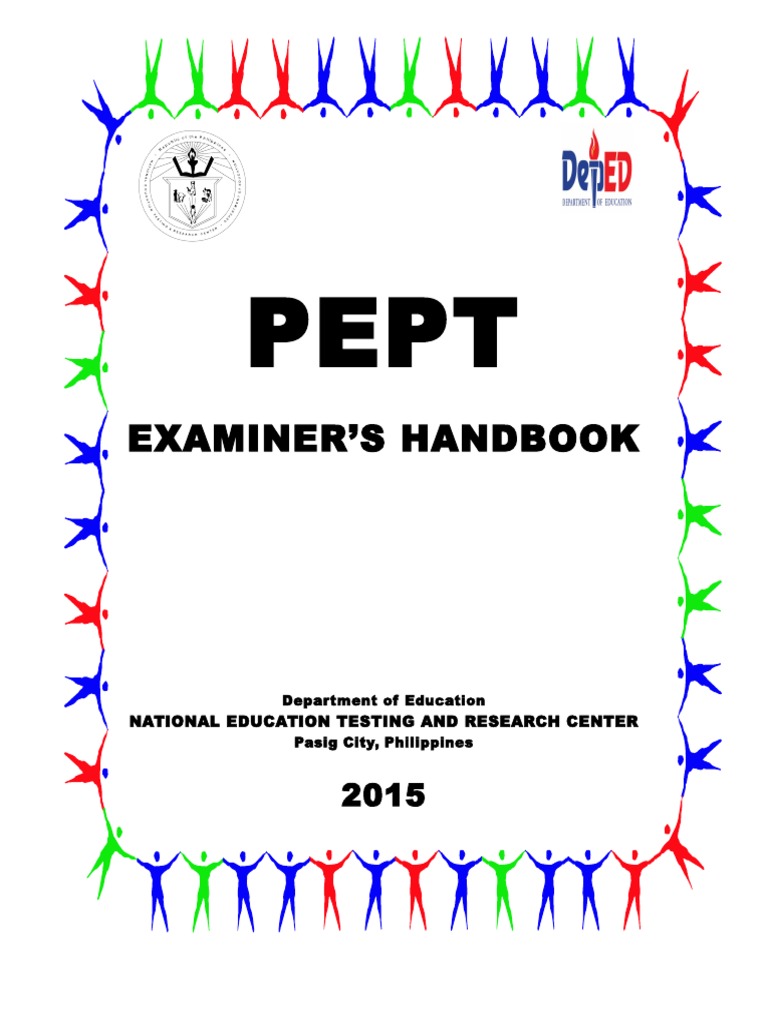 PEPT Examiner's Handbook Overview | PDF | Human Resource Management ...