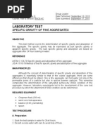 AASHTO T84 (2021) - Test For Specific Gravity and Absorption of Fine ...