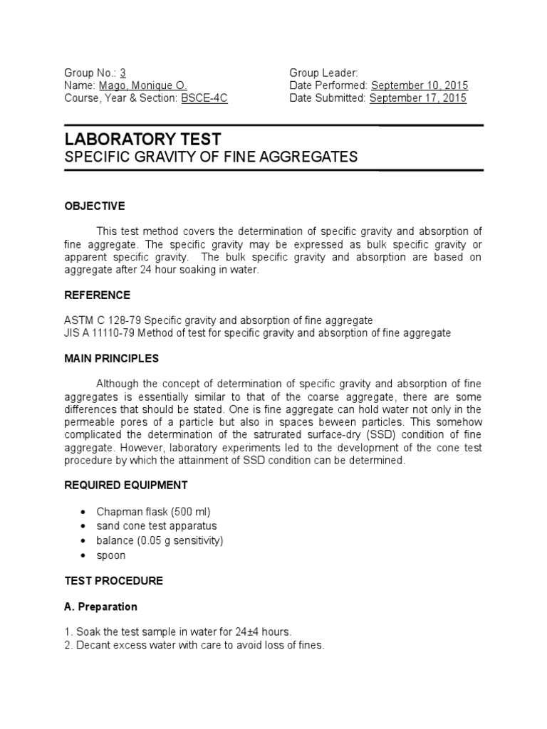 Lab Report | PDF | Porosity | Materials
