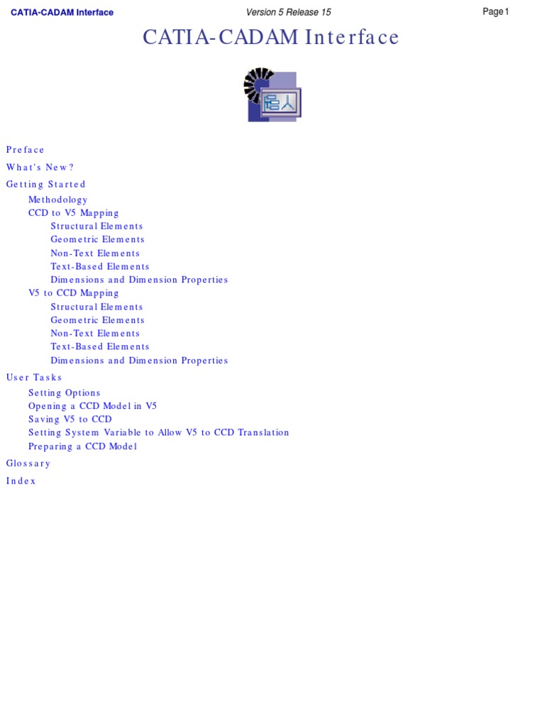 CATIA-CADAM Interface User Guide | PDF | Technology & Engineering