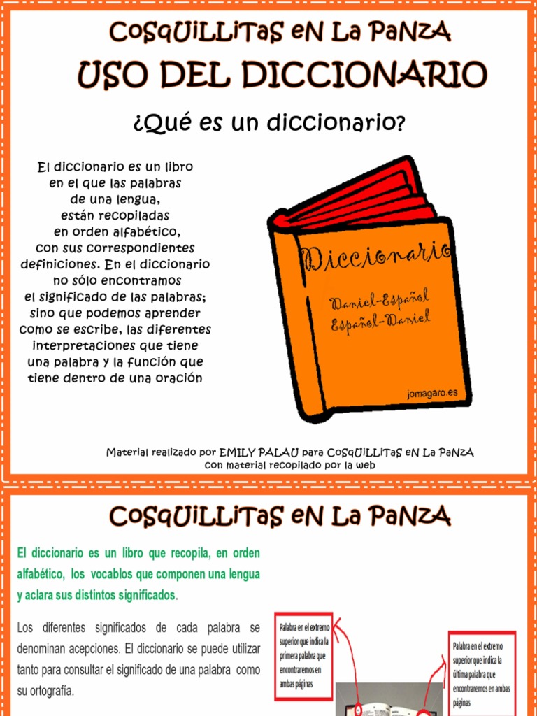 Ejercicios de Práctica: Uso Del Diccionario | PDF