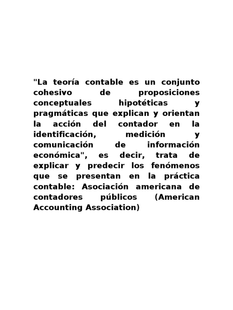 Teoría contable: todo lo que necesitas saber ★ Teoría Online