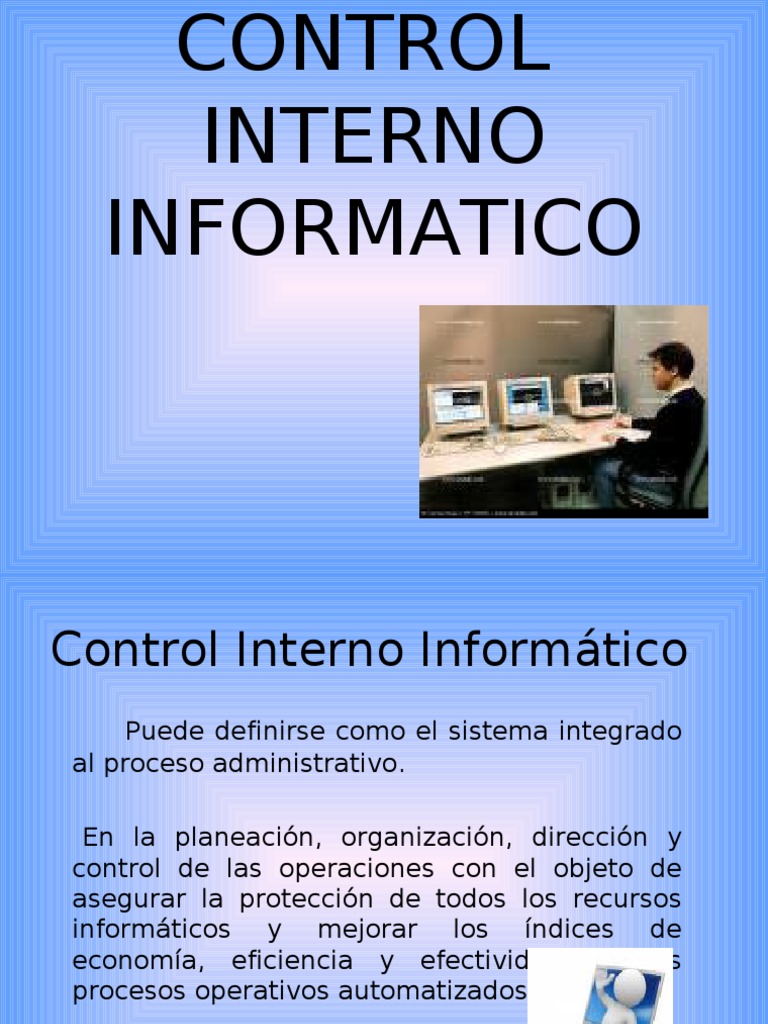 Control Interno Informatico Luisa FDA | PDF | Planificación ...