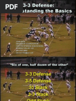 11-Man 3-4 Defense Playbook | PDF | Gridiron Football | Sport Variants