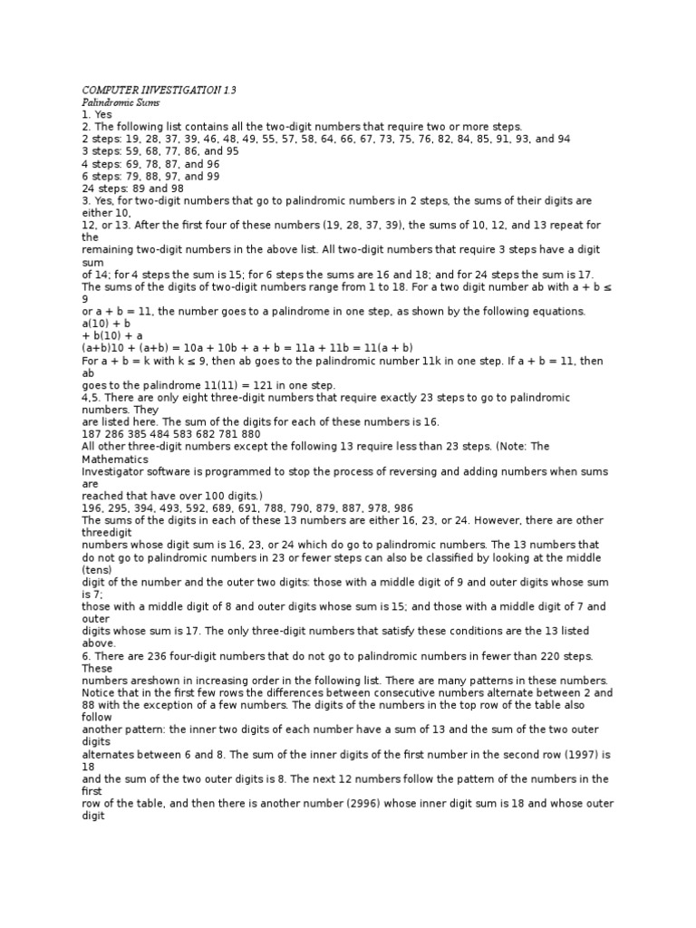 Math Investigation | PDF | Applied Mathematics | Teaching Mathematics