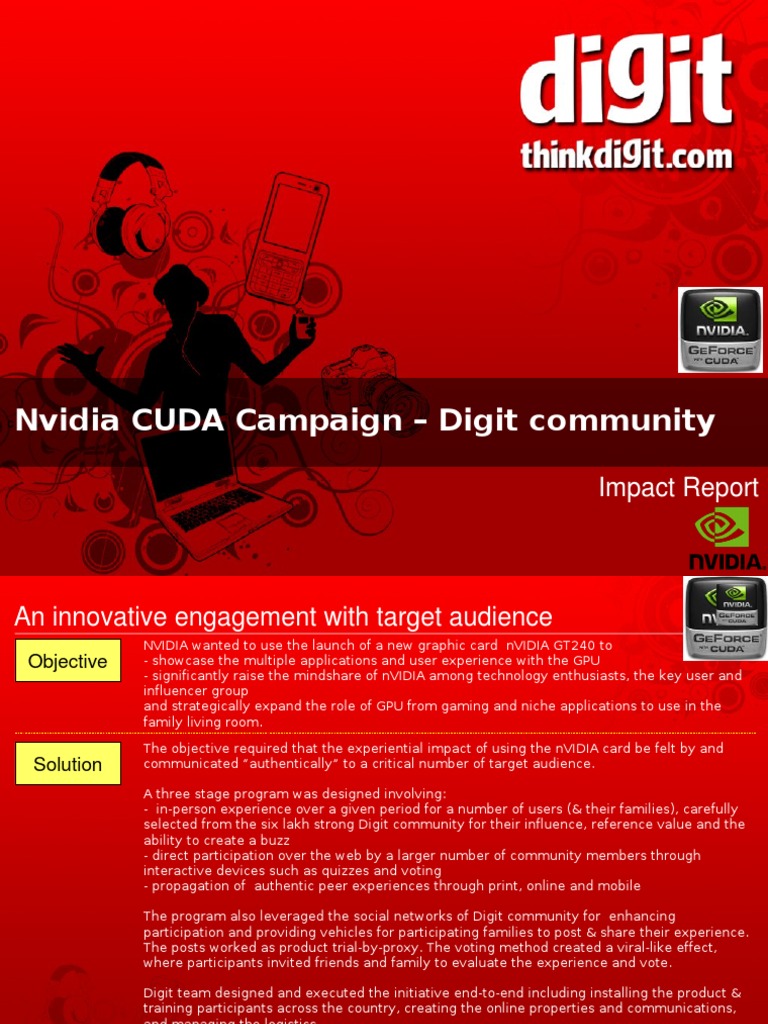 Nvidia CUDA Campaign Impact Report | PDF | Graphics Processing Unit ...