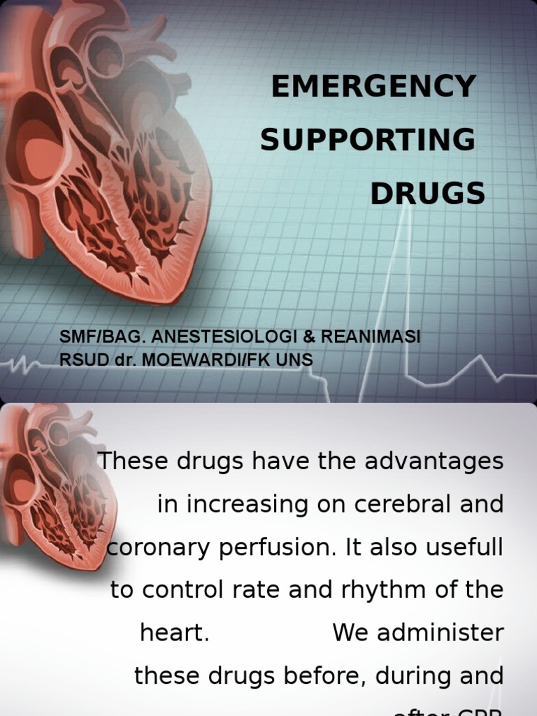 6.cardiovascular Supporting Drugs | PDF | Cardiopulmonary Resuscitation ...