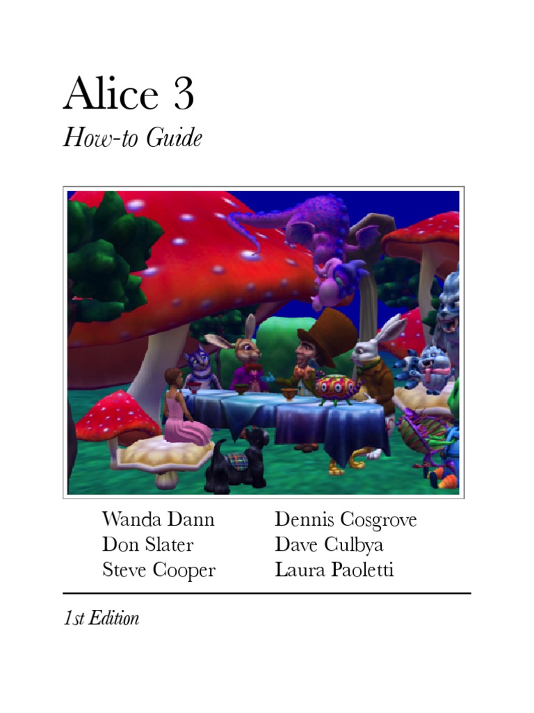 Alice3 UserGuide PDF Complete | Download Free PDF | Zip (File Format ...