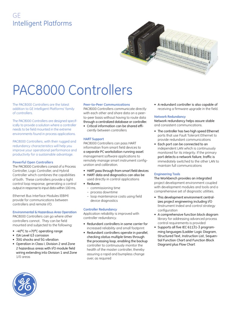 Pac8000 Controllers Ds Gfa1831 | Download Free PDF | Computer Network ...
