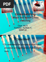 1-E. Crossmatching by Immediate-Spin | PDF | Blood Plasma | Clinical ...