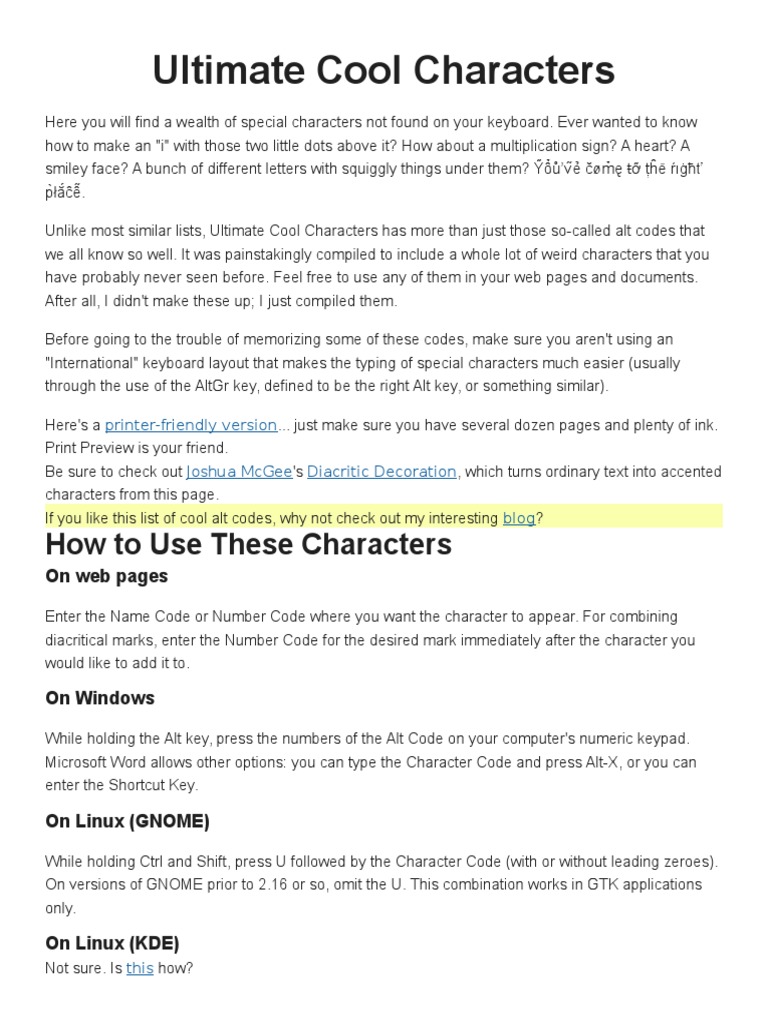 Ultimate Cool Characters | PDF | Western Calligraphy | Greek Alphabet