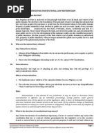MIDTERM-EXAMINATIONS-CONSTITUTIONAL-LAW-1 With Answer | PDF ...