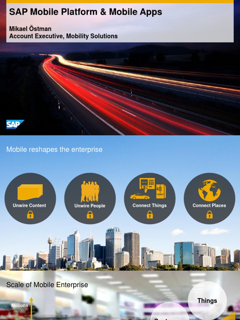 SAP Mobile Platform & Mobile Apps: Mikael Östman Account Executive ...