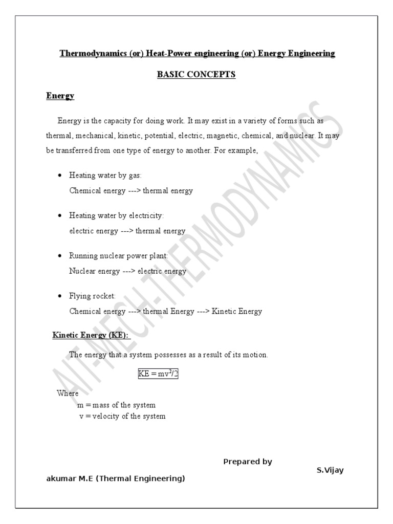 Engineering Thermodynamics Chap 1 | PDF | Heat | Heat Capacity