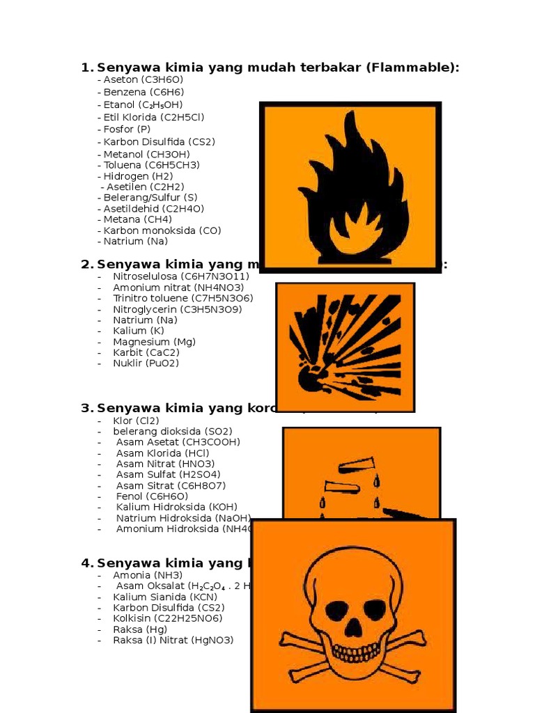 Sifat Bahan Kimia | PDF
