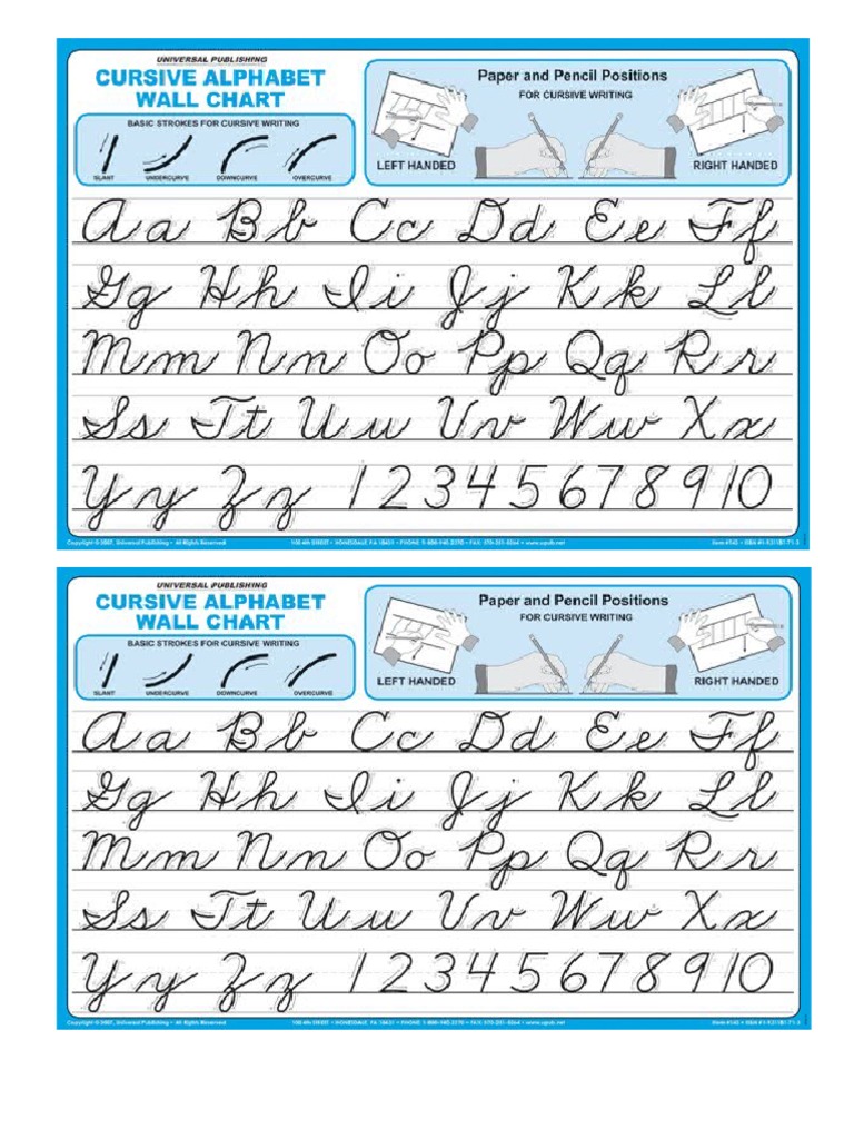 Cursive Writing | PDF
