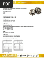 Data Sheet of Double Studded Adapter Flange | PDF | Pipe (Fluid ...