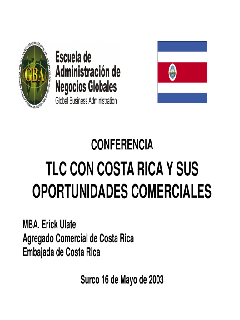 TLC Peru Costa Rica | PDF | Costa Rica | Tratado de Libre Comercio ...