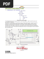 MQ135 Block Diagram Flow Chart | PDF