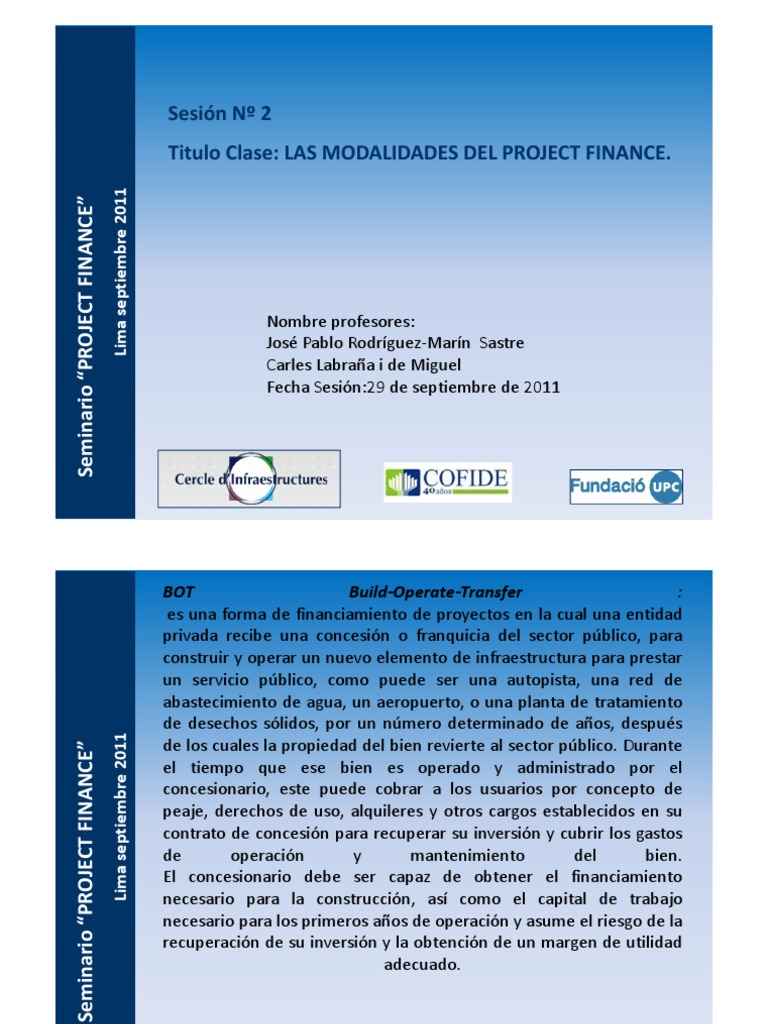 Project Finance | PDF | Project Finance | Deuda