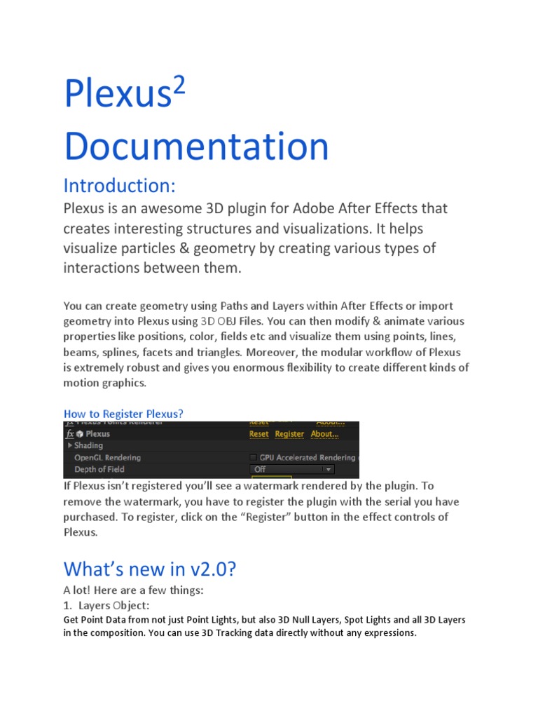 Plexus Manual | PDF | Computers