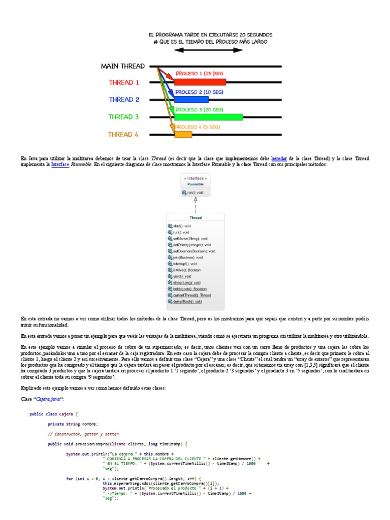 Multitarea e Hilos en Java Con Ejemplos (Thread & Runnable) - Jarroba ...
