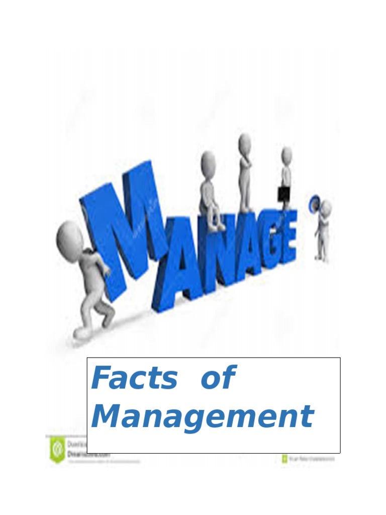 Facts of Management | PDF | Leadership | Motivation