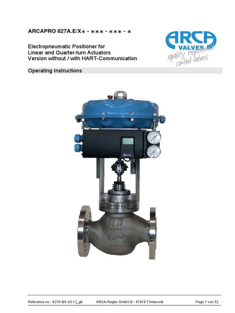 arca valves | Screw | Cable